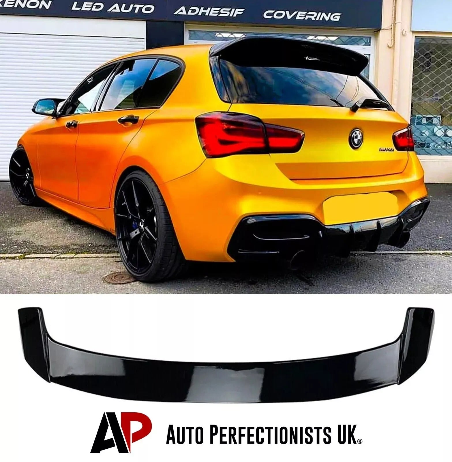 Rear Roof Spoiler BMW 1 Series F20 F21 M135 M140i ABS Gloss Black ...